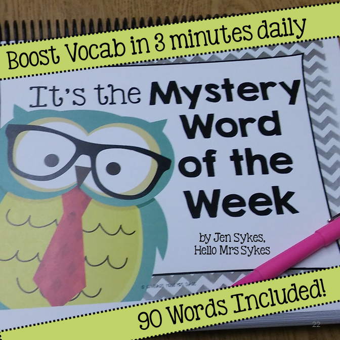 Mystery Word of the Week (The Bundle) | Hello Mrs Sykes