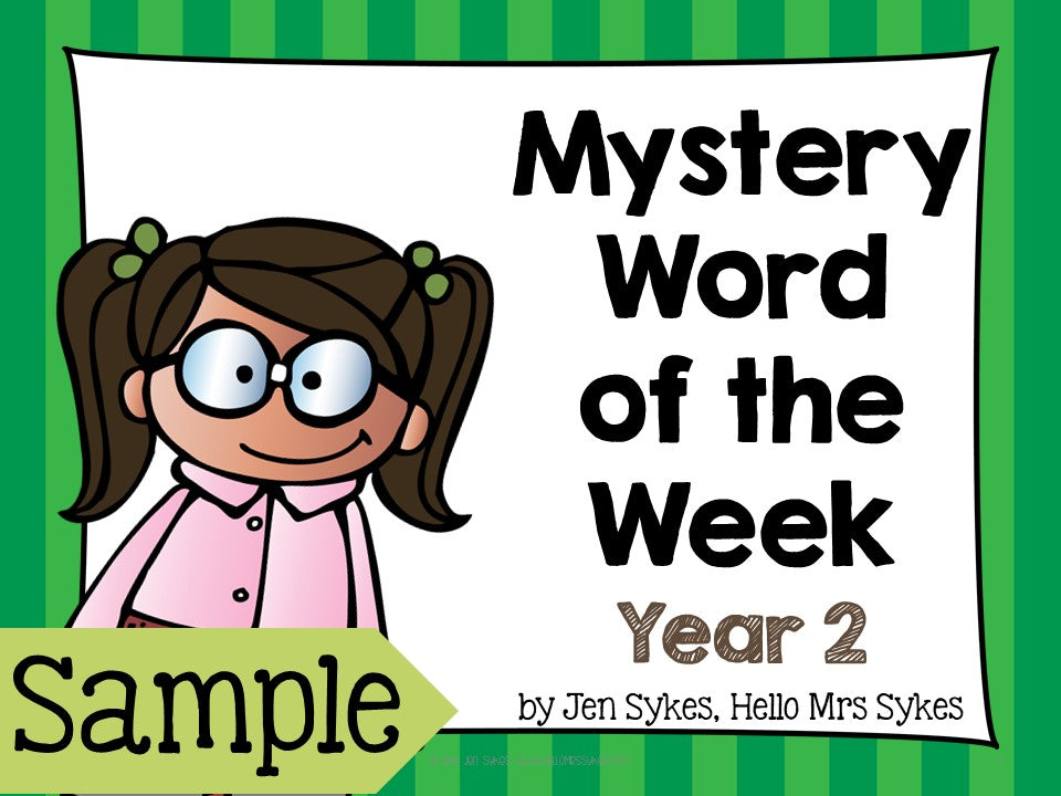 Mystery Word of the Week | Hello Mrs Sykes